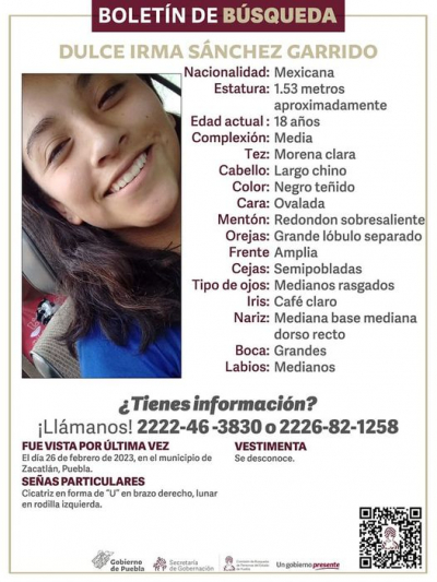 Dulce Irma Sánchez Garrido.