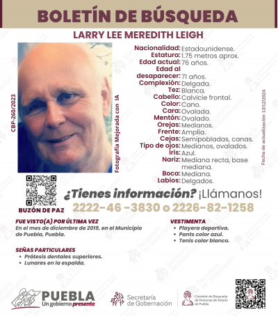 Larry Lee Meredith Leigh - ACTUALIZACIÓN
