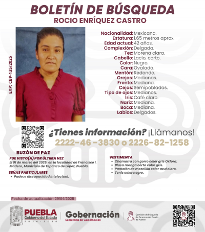 Rocio Enríquez Castro - ACTUALIZACIÓN