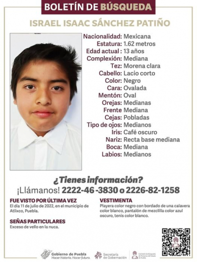 Israel Isaac Sánchez Patiño.