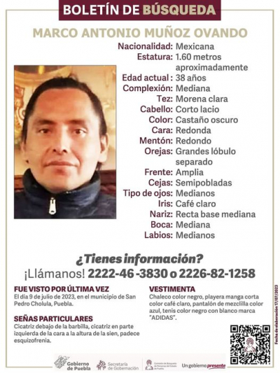 Marco Antonio Muñoz Ovando.